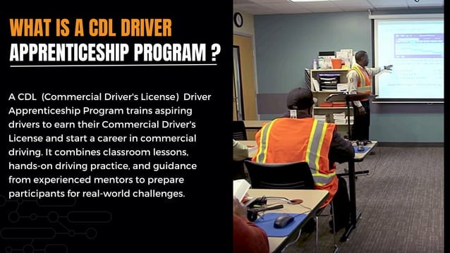 Safety Training in CDL Driver Apprenticeships Program: Preparing for ...