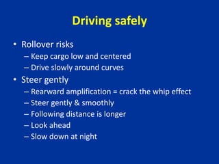 Commercial driver lincense - part 6 | PPT