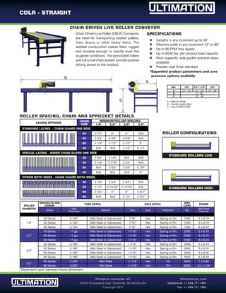 Cdlr straight specs | PDF