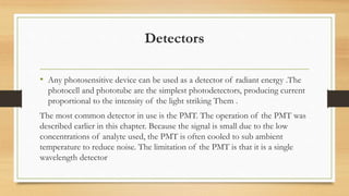 uv visible spectrometery ppt | PPT