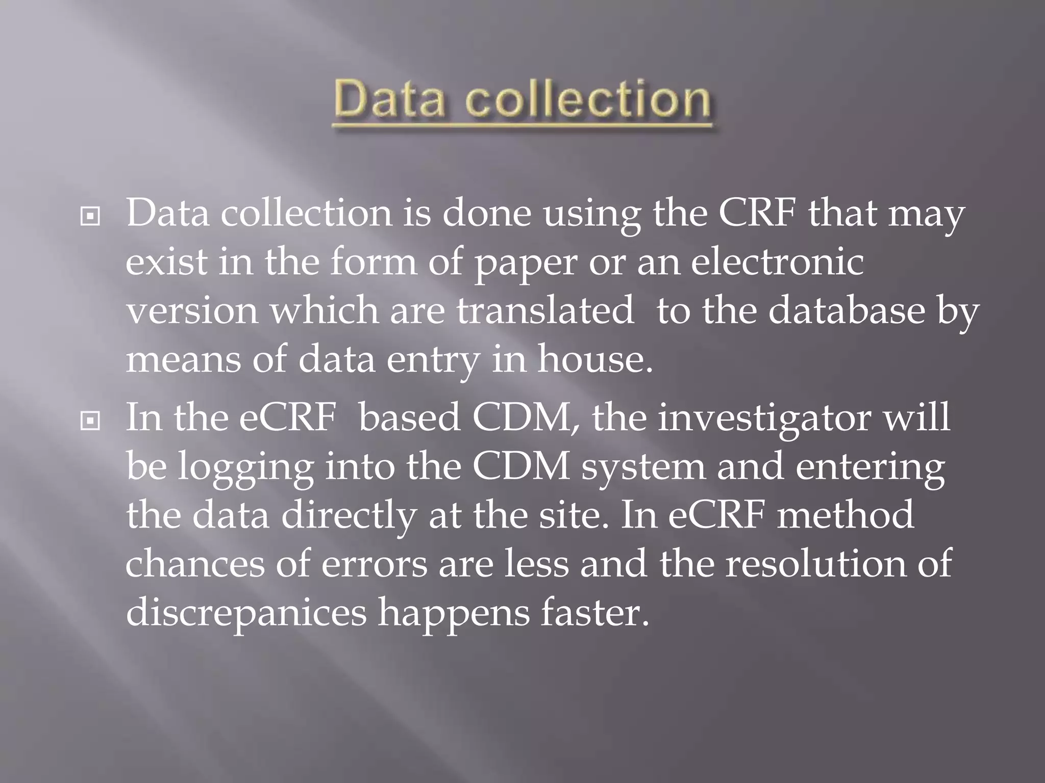 Clinical Data Management | PPTX