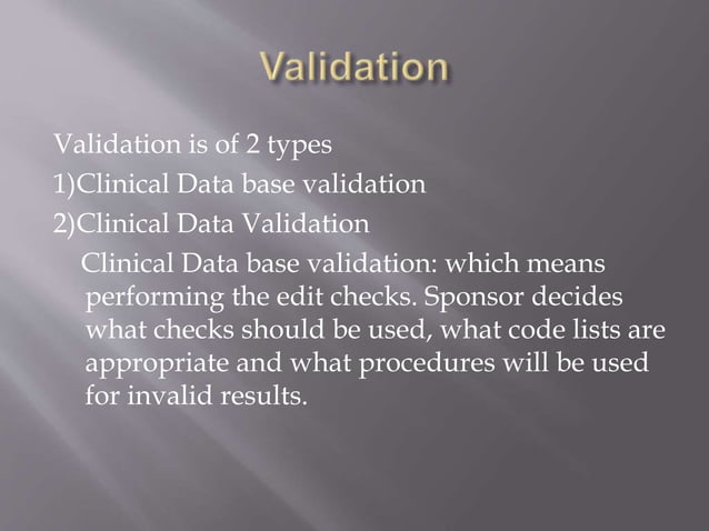 Clinical Data Management | PPTX | Databases | Computer Software and Applications