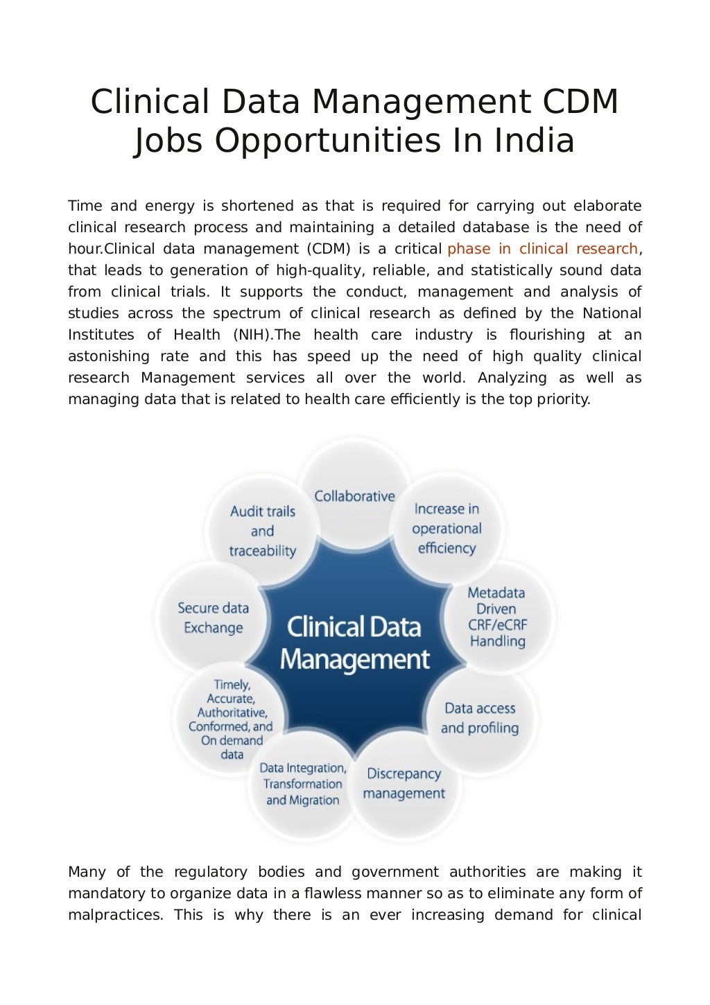 Clinical Data Management CDM Jobs Opportunities In India clinical-data-management-cdm-jobs-opportunities-in-india