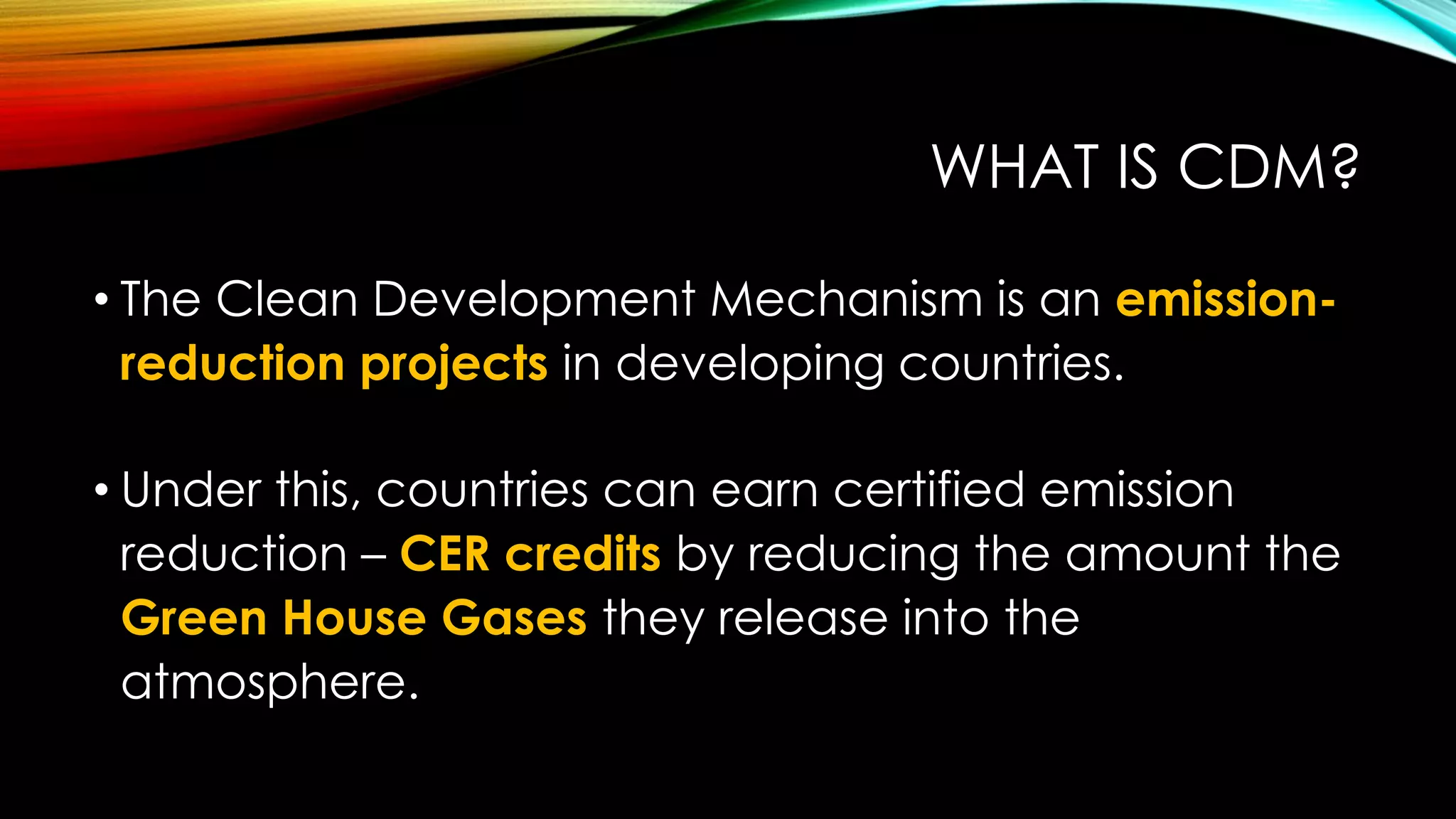 CDM clean development mechanism | PDF