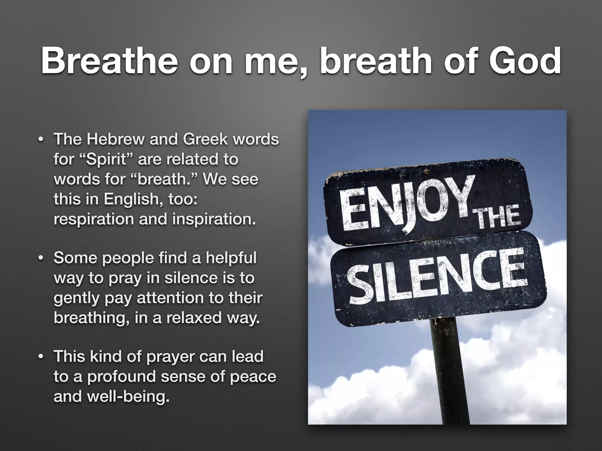 Silent Prayer and Contemplation | PDF