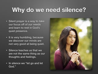 Silent Prayer and Contemplation | PDF