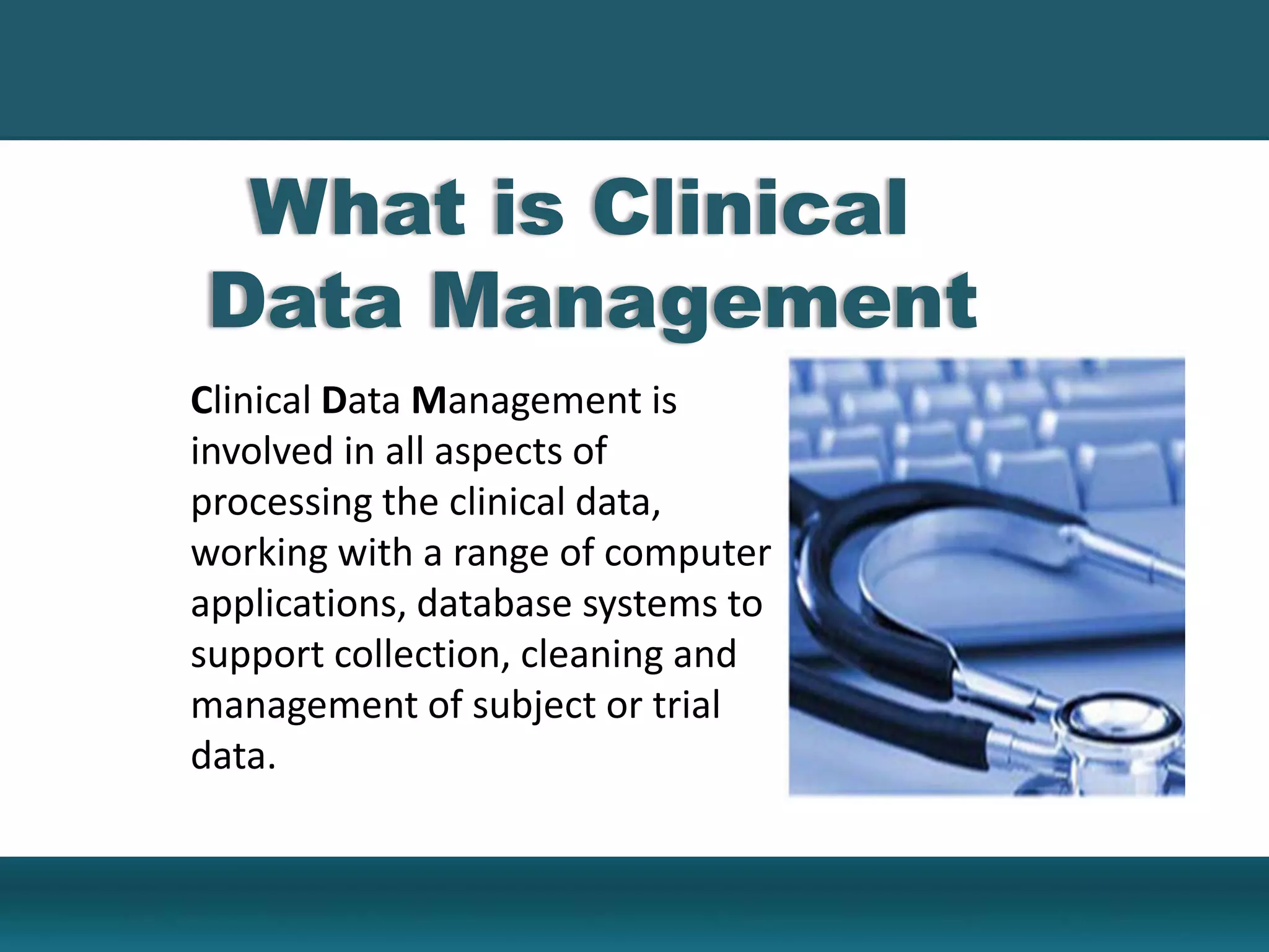 Clinical Data Management | PDF