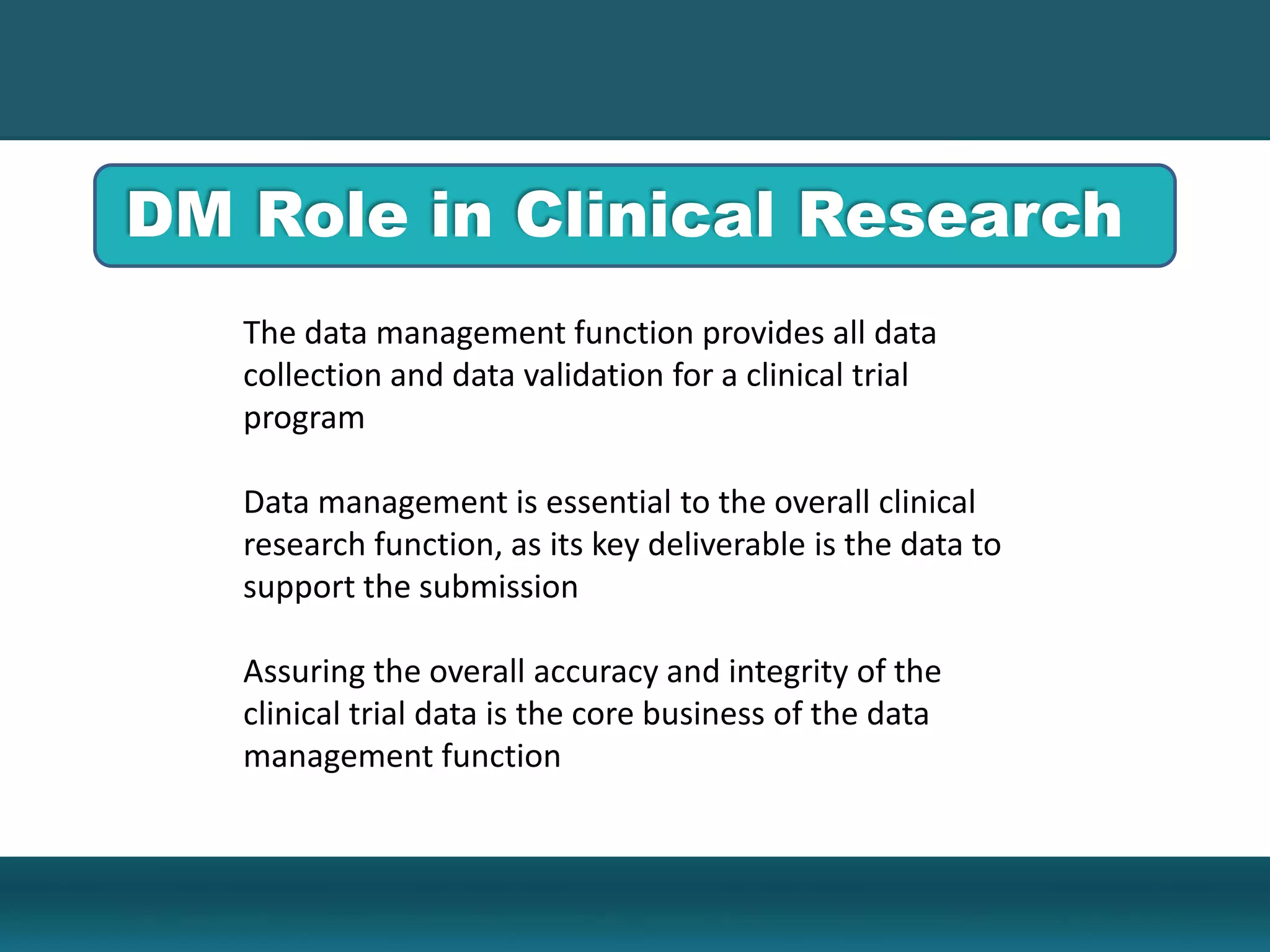 Clinical Data Management | PDF | Databases | Computer Software and ...