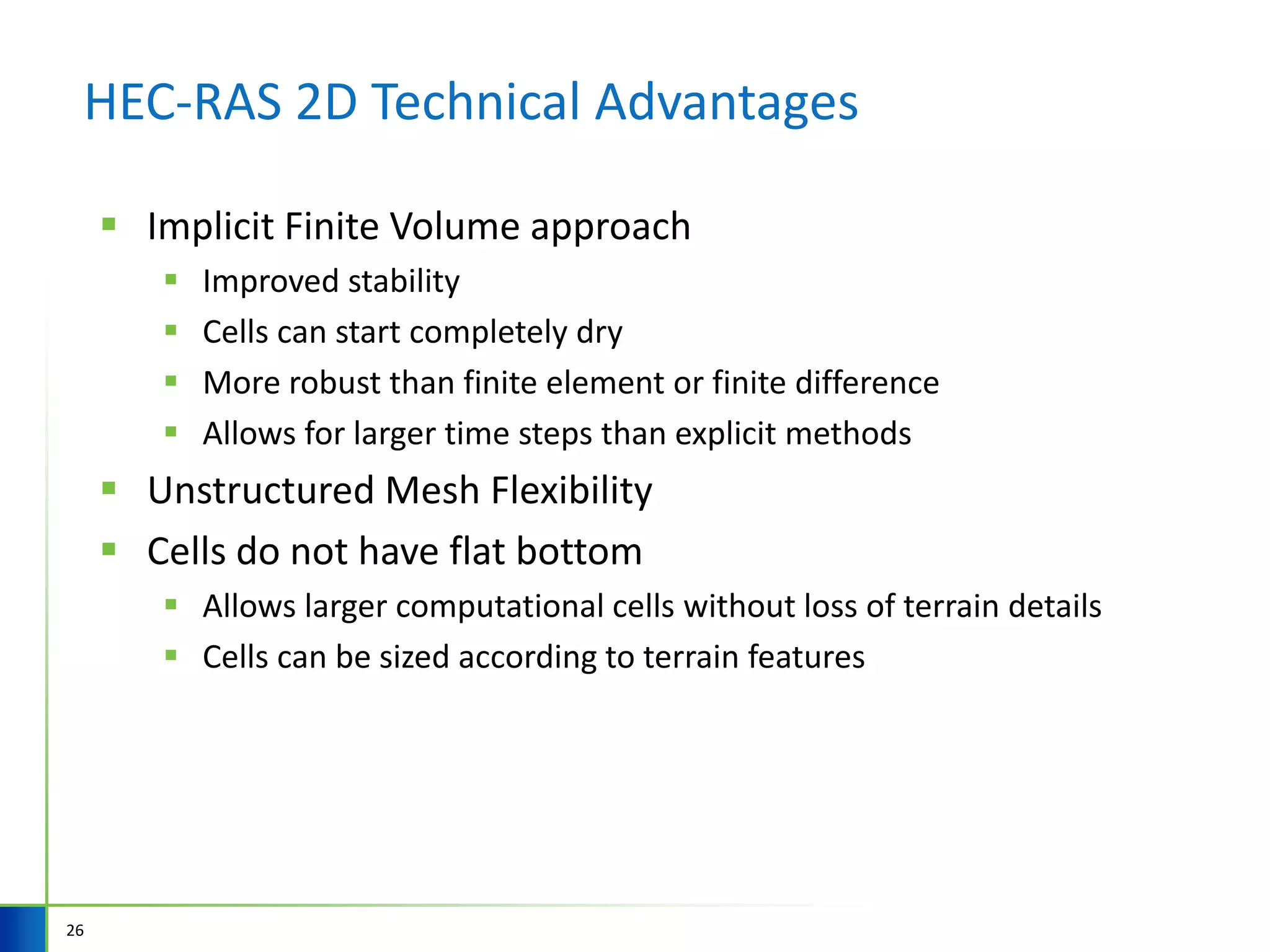 ASFPM 2016: Applications of 2D Surface flow Modeling in the New HEC-RAS ...