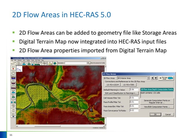 ASFPM 2016: Applications of 2D Surface flow Modeling in the New HEC-RAS ...