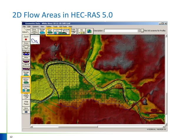 ASFPM 2016: Applications of 2D Surface flow Modeling in the New HEC-RAS Version 5.0 | PPT