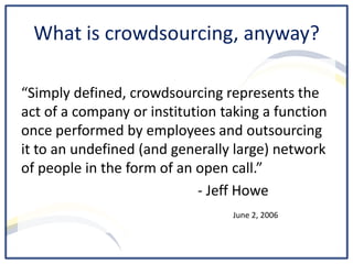 Crowdsourcing and the NIST Digital Archives: Using the 'crowd' to describe NIST Museum artifacts ...