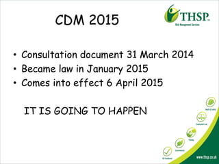 Construction Design and Management Regulations (CDM) 2015 | PDF