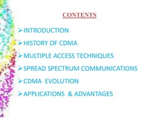 Cdma by svr | PPT | Free Download