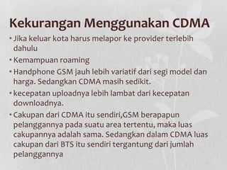 CDMA | PPTX