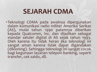 CDMA | PPTX