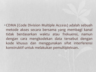 CDMA | PPTX