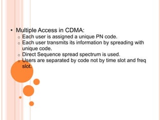 Cdma ppt for ECE | PPT