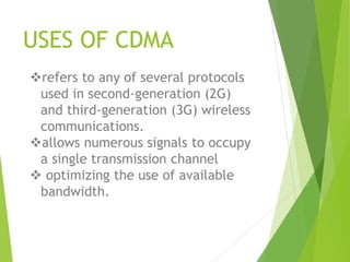 CDMA | PPTX