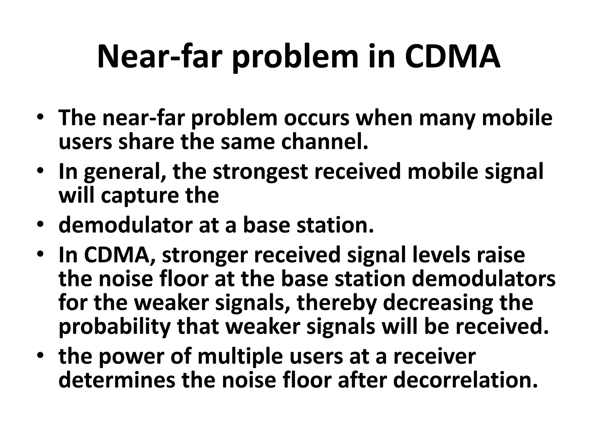 Code Division Multiple Access | PDF