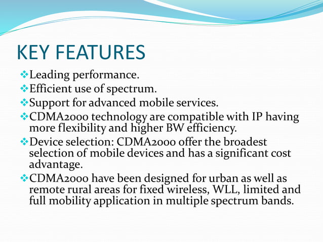 Cdma2000 | PPTX | Computer Networking | Computing