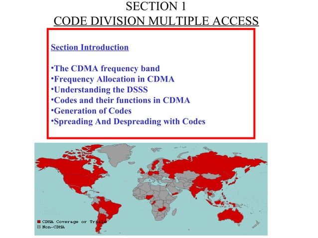 Cdma basics | PPT | Digital Audio | Computer Software and Applications