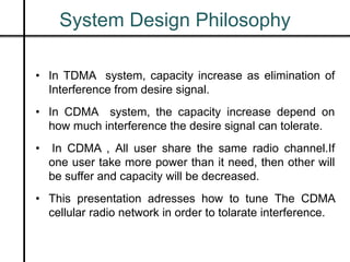 CDMA cellular radio network | PPT | Free Download