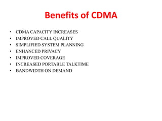 GSM & CDMA | PPT