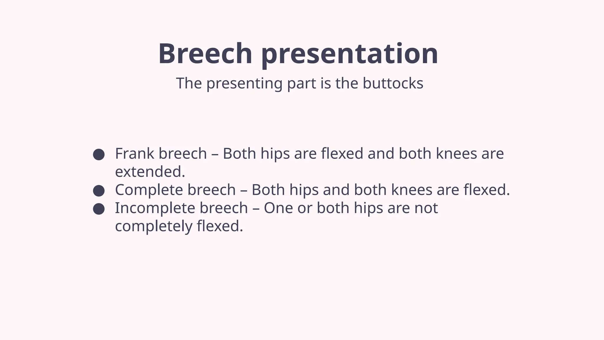 Malpresentation and Malposition in Pregnancy | PPTX