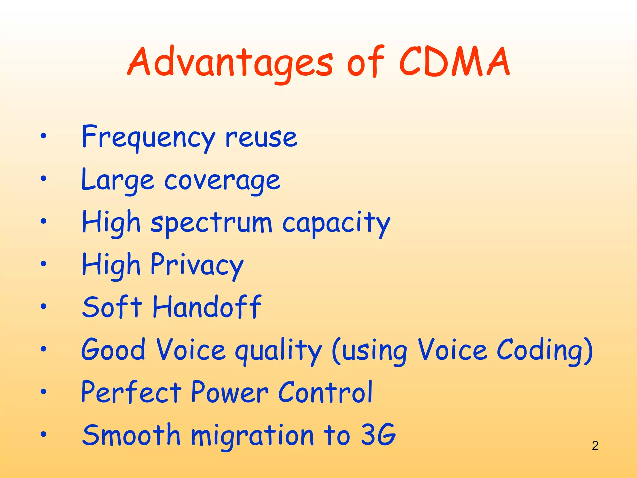 Cdma presentation | PPT