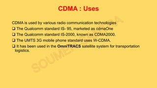 Code-Division Multiple Access (CDMA) | PPTX