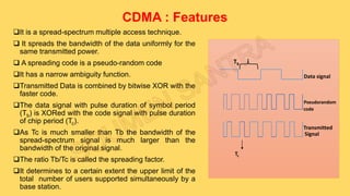 Code-Division Multiple Access (CDMA) | PPTX