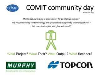 CD March 2015 - main COMIT slides | PPTX