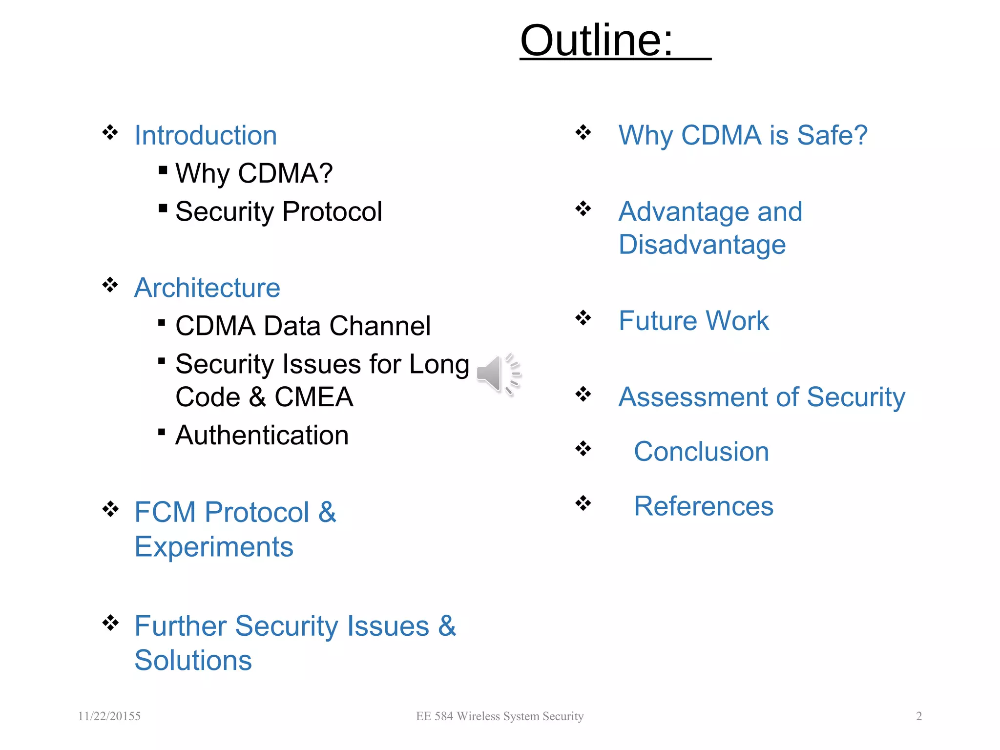 Cdma wireless security | PPT | Internet of Things | Internet
