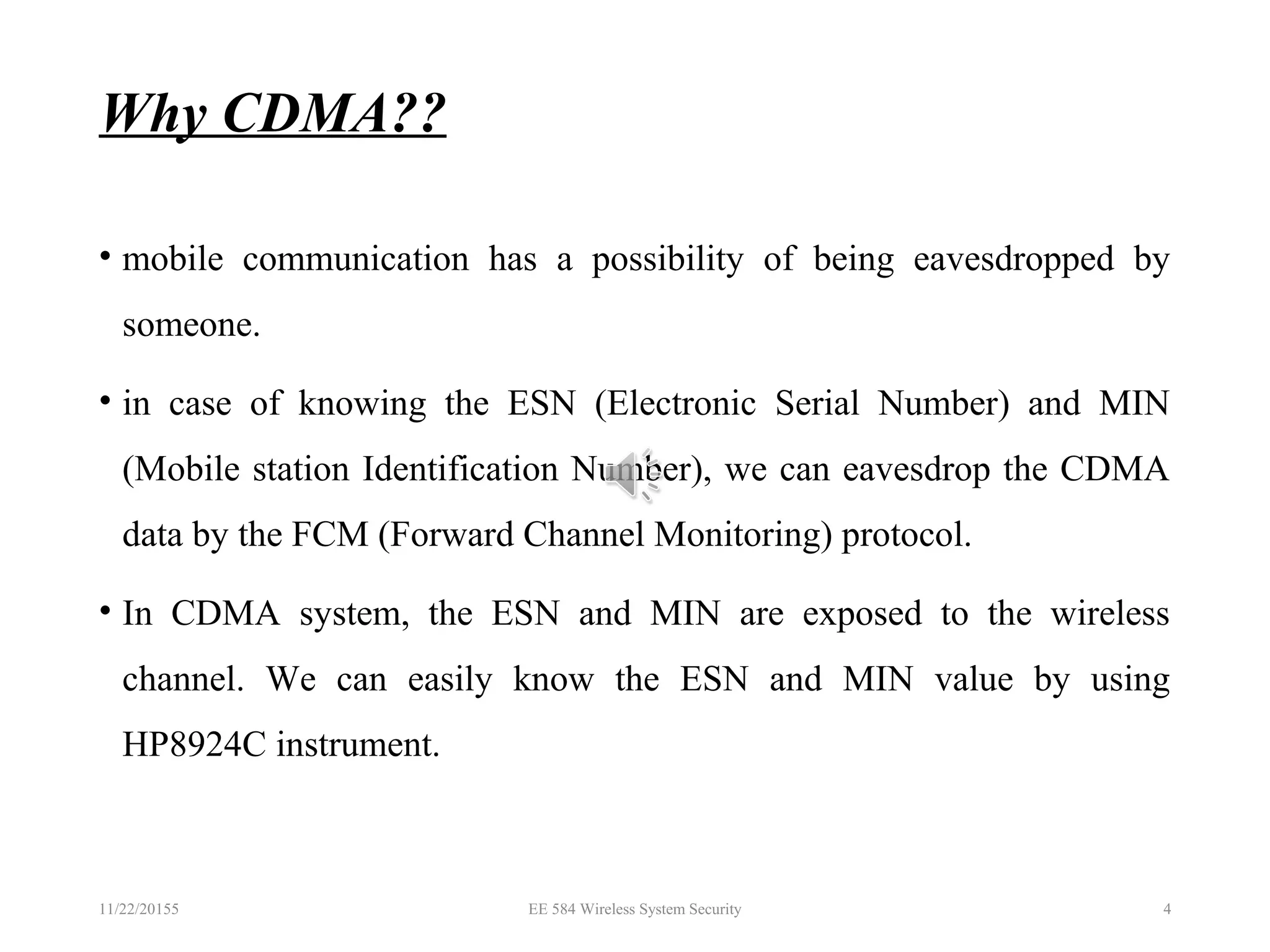 Cdma wireless security | PPT | Internet of Things | Internet