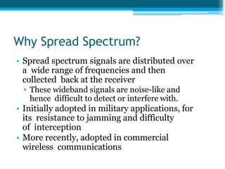 Cdma, speard spectrum | PPT