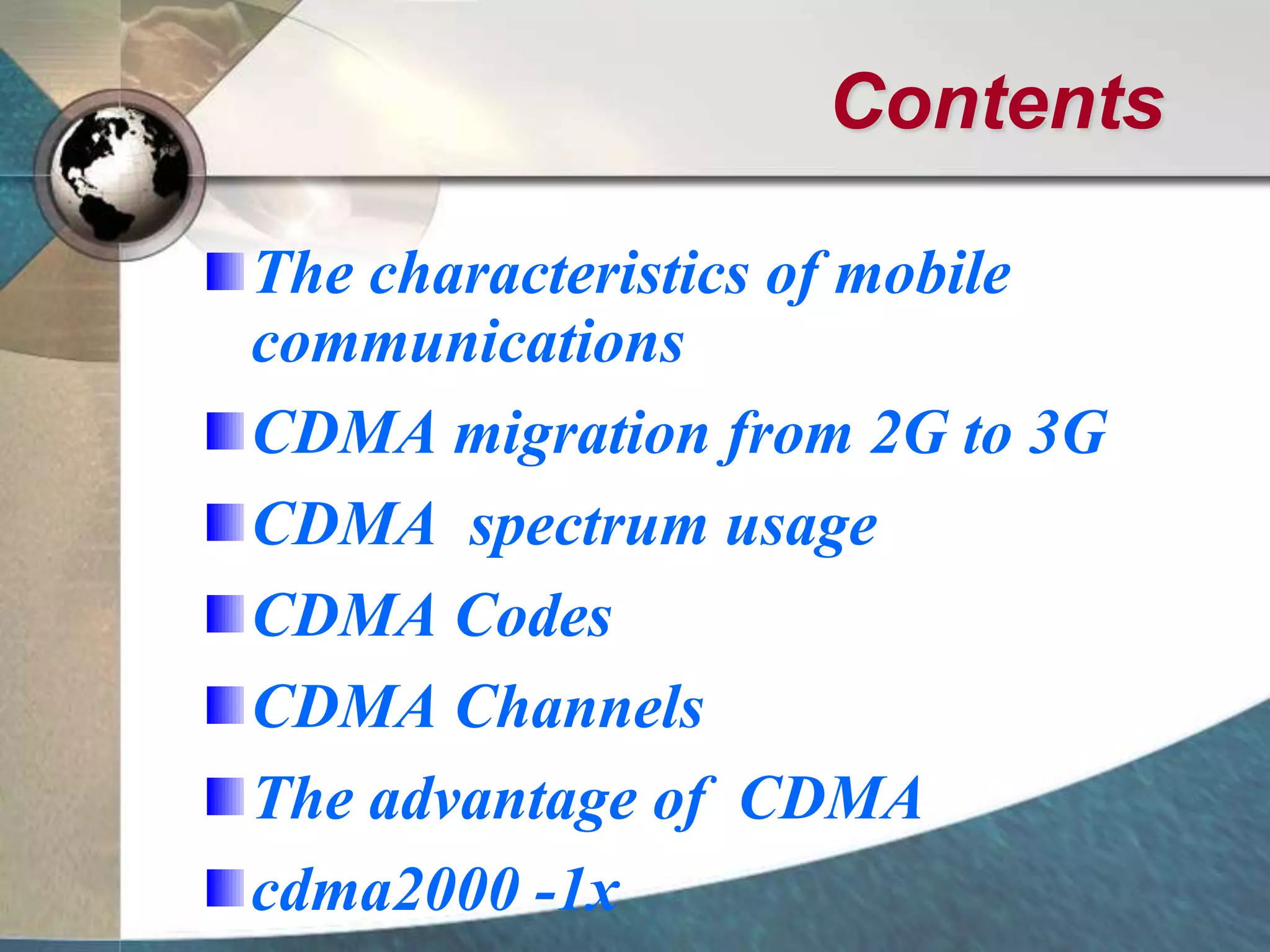 Cdma system | PPT