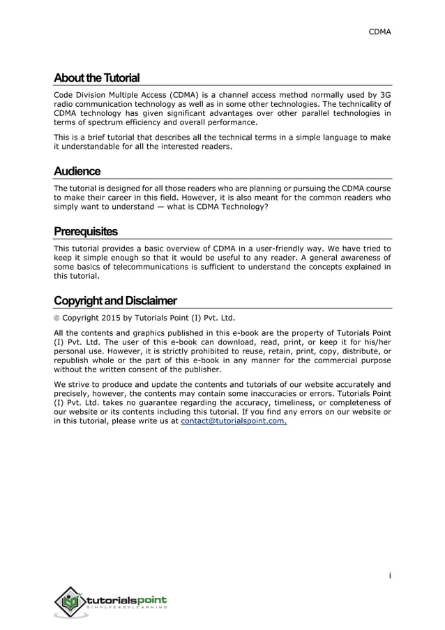 Cdma tutorial | PDF | Technology & Computing