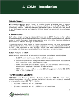 Cdma tutorial | PDF | Technology & Computing