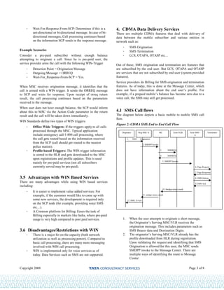 CDMA Wireless Intelligent Network for advanced SMS | PDF
