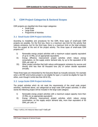 Cdm guidebook for textile and tannery sector | PDF