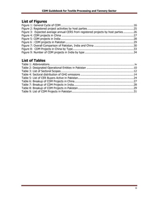 Cdm guidebook for textile and tannery sector | PDF