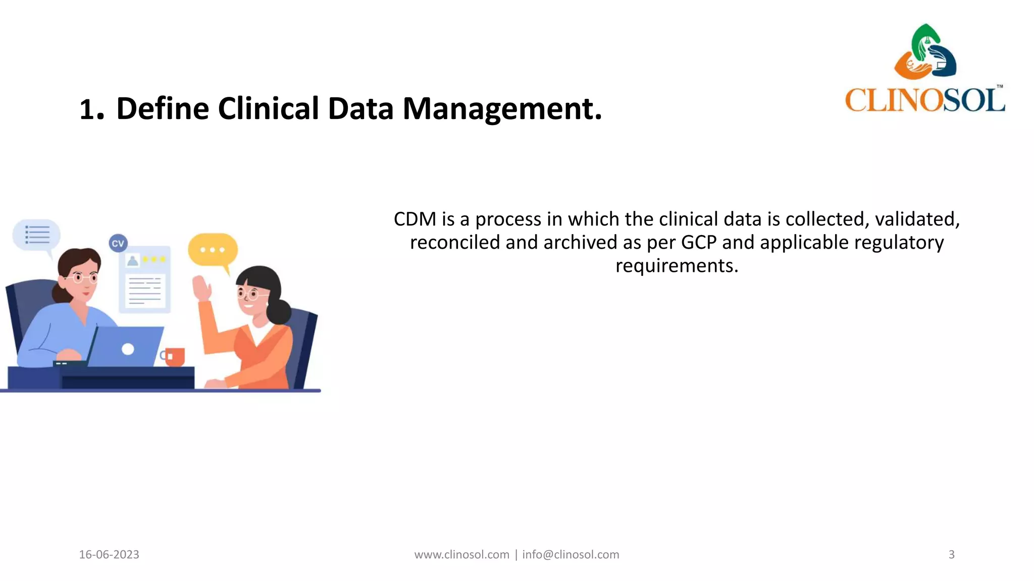 Clinical Data Management Interview Question Part I. | PPTX
