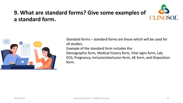 Clinical Data Management Interview Question Part I. | PPTX