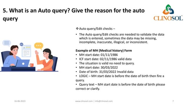 Clinical Data Management Interview question Part II. | PPTX | Business ...