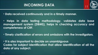 CLINICAL DATA MANGEMENT (CDM) | PPT