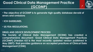 CLINICAL DATA MANGEMENT (CDM) | PPT