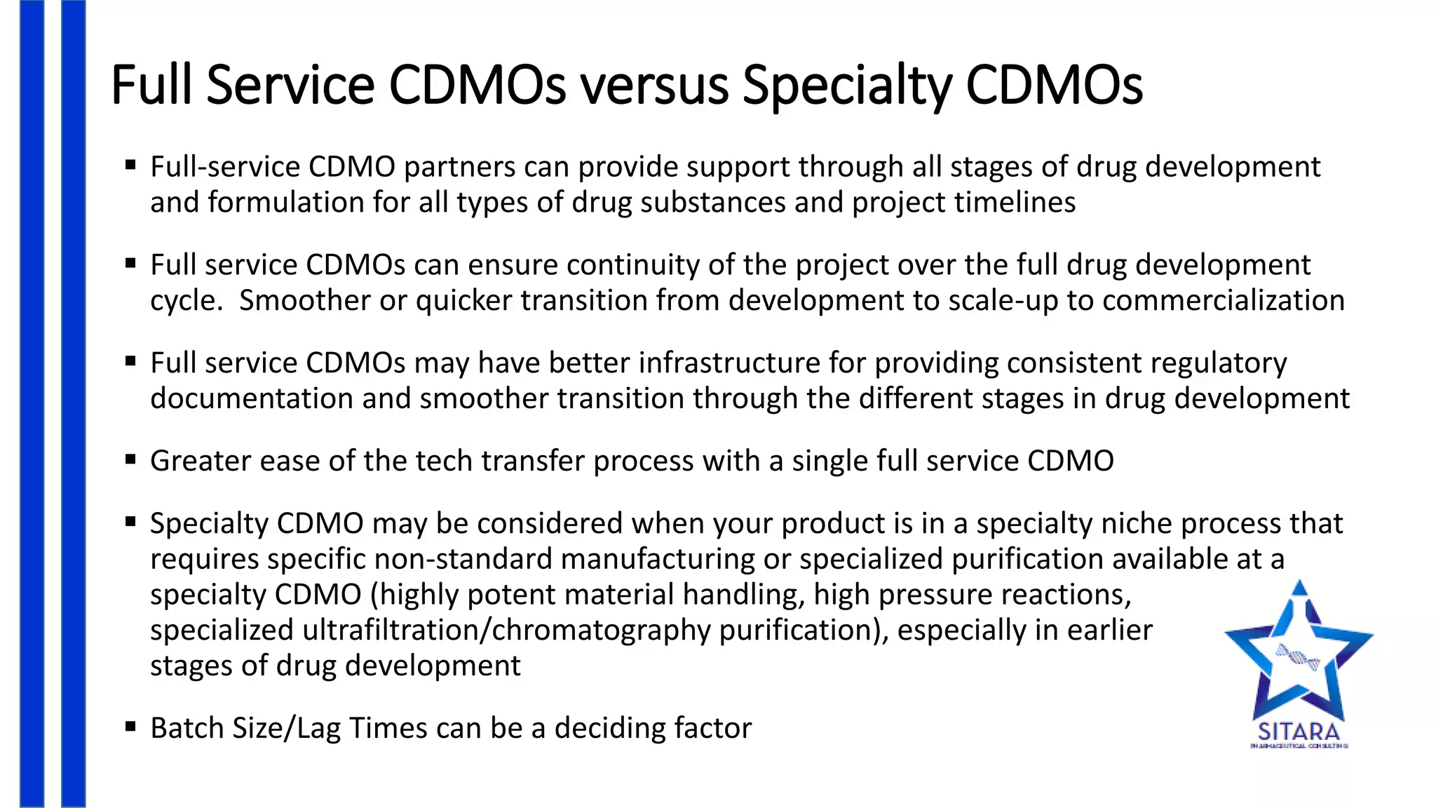 CDMO & CRO Outsourcing Guide for Emerging Pharma & Biotech Companies | PDF