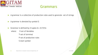 COMPILER DESIGN | PPT