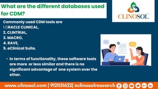 Clinical Data Management Interview Question Part 1 | PPTX